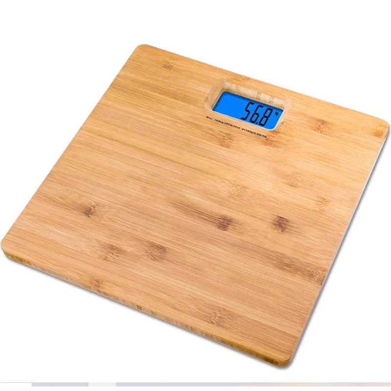 175kg-Smart-Body-Weight-Scale-Electronic-Bamboo-Anti-skid-Display ...