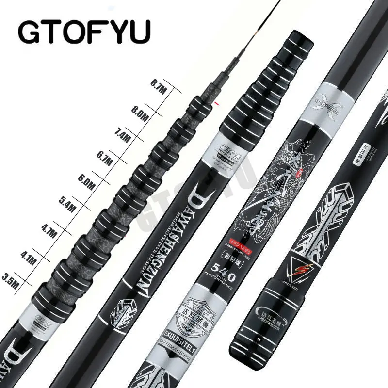 Telescopic Fishing Rod Carbon Fiber | Telescopic Rod Carbon Fiber Carp ...