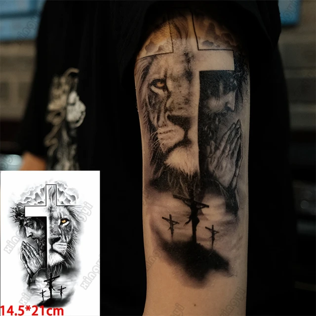 Jezus Tatoeages Voor Mannen Op De Nek 12 Delige Set Tijdelijke Tattoos