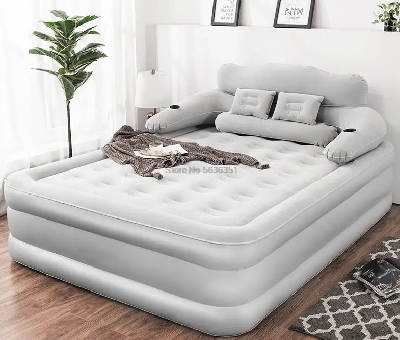 Inflatable air bed simple and convenient folding inflatable bed outdoor ...