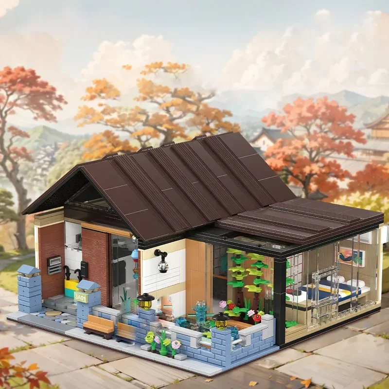 Creative 61006City Japanese Style Range Single-family Villa flower ...