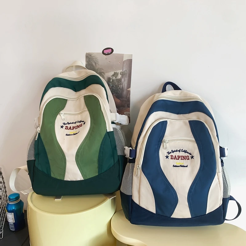 Y2K-Korean-Unisex-Laptop-Book-Bag-School-Girl-Backpack-Student-Bags ...