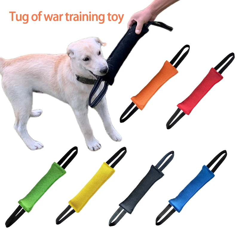 Training Dog Bite Stick Pet Tug Of War Interactive Toy Dog Teeth ...