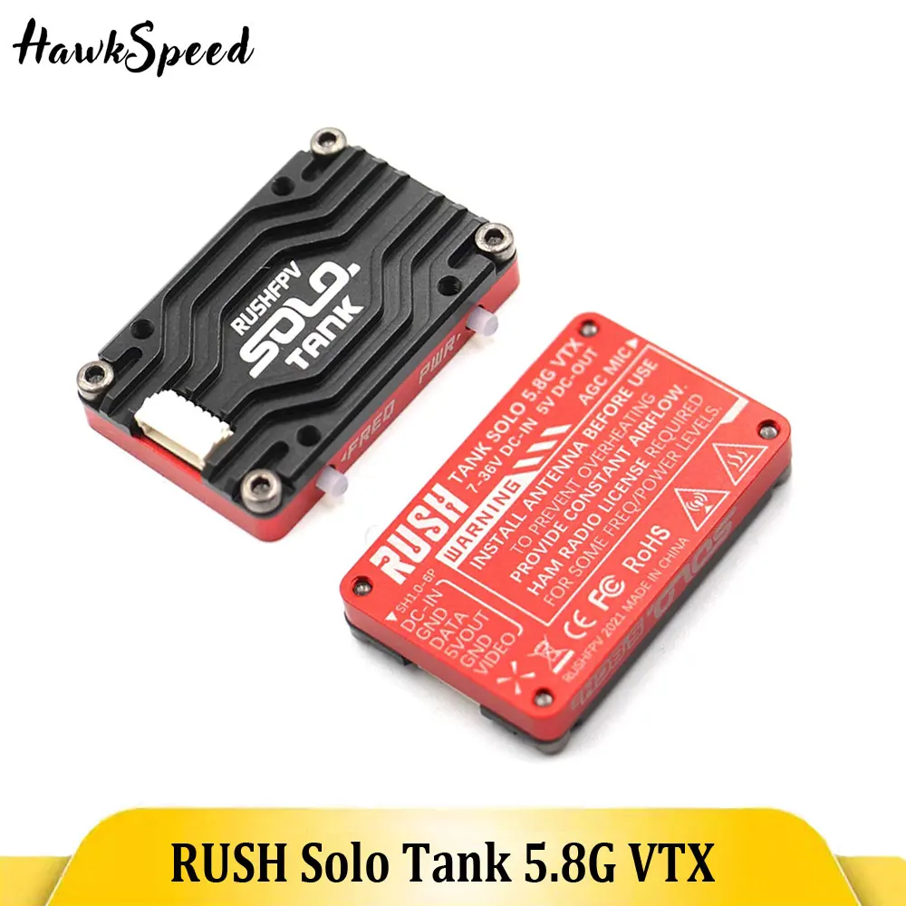 RUSH Solo Tank 5.8G VTX Video Transmitter CNC shell 1.6W High Power ...