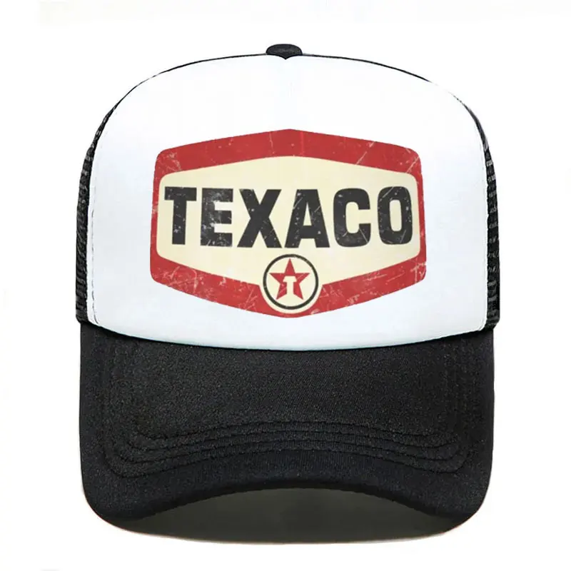 Custom-Vintage-Texaco-Logo-Baseball-Cap-Women-Men-Adjustable-Trucker ...