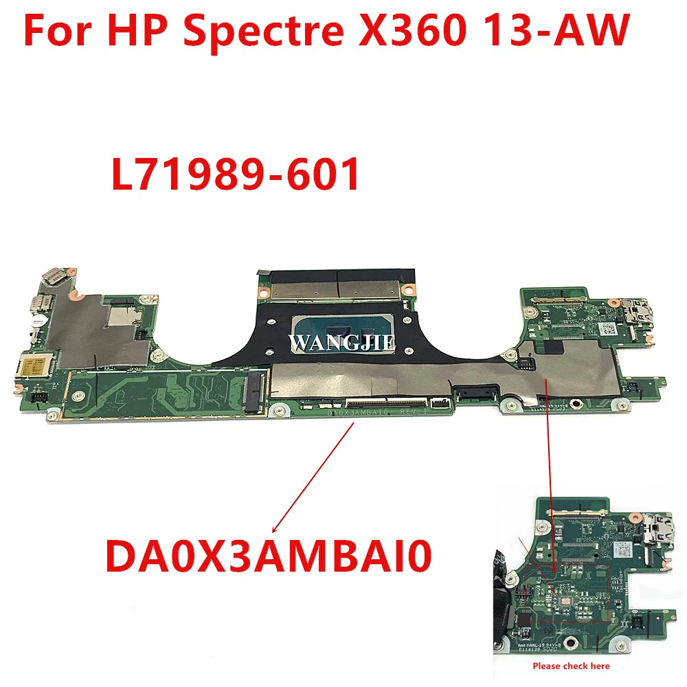 HP Spectre X360 13-AW 13T-AW ノートパソコン マザーボード DA0X3AMBAI0 AG0 L71989-601 ...