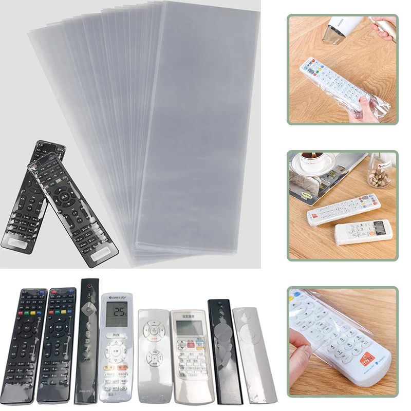 Plastic Remote Control Protective Cover | Heat Shrink Film Remote ...