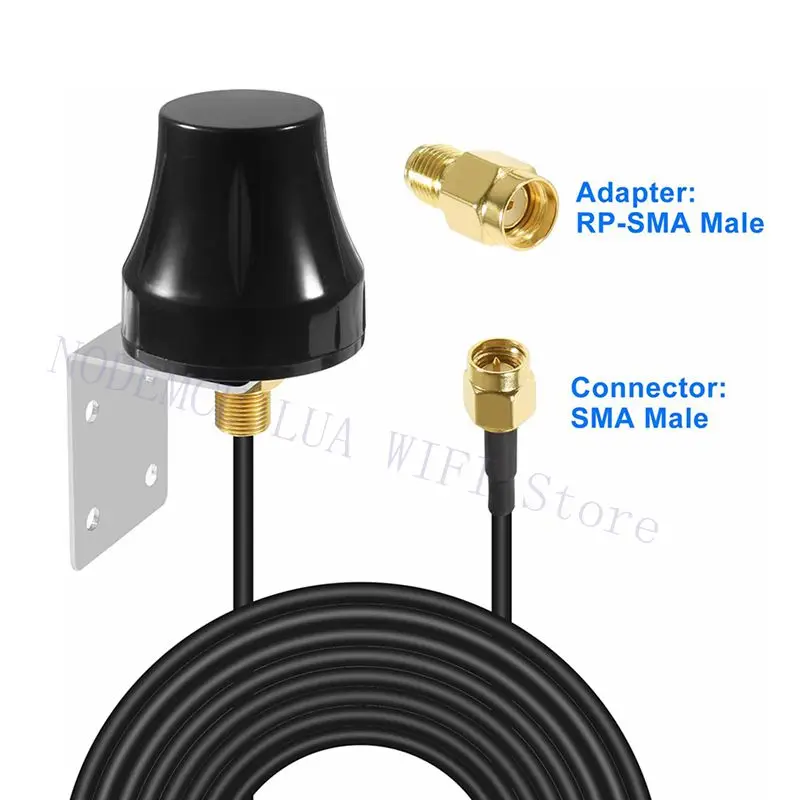 4G-LTE-Antenna-SMA-Male-Outdoor-Waterproof-Fixed-Bracket-Wall-Mount ...