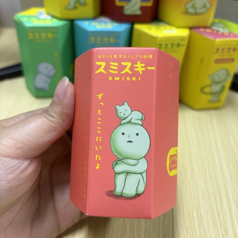 Sonny Angel Smiski Work Serie Mystery Lindo Noctilucent Green Doll Figuras de acción Dibujos ...