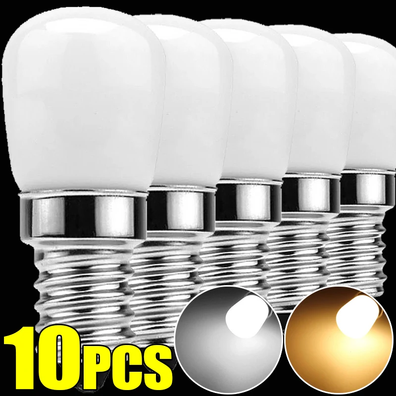 10-2pcs-LED-Light-Bulb-E12-E14-220V-Real-Power-Refrigerator-Bulbs-Lamps ...