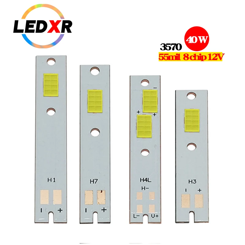 CSP-LED-car-headlight-C6-3570-lamp-bead-55mil-8-chip-40W-12V3A-bright ...