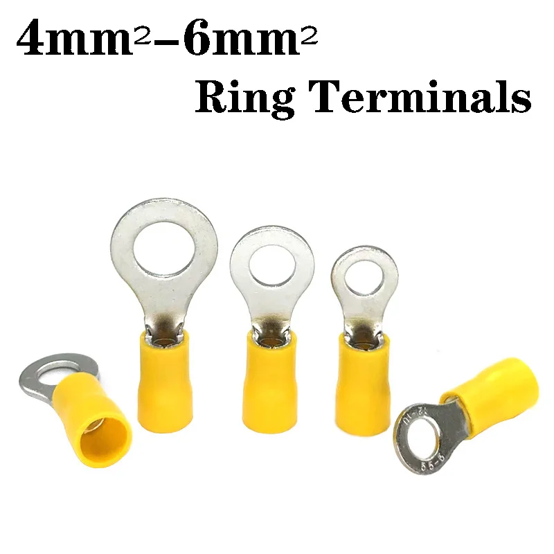 Terminales-de-anillo-de-cobre-puro-Terminal-de-crimpado-aislado-sin ...
