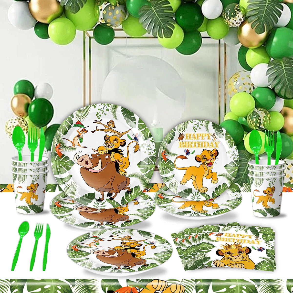 Disney-Lion-King-Simba-Theme-birthday-Party-Decorations-Supplies-New ...