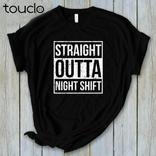 New Straight Outta Night Shift T Shirt Nurse Shirt Funny Nurse Shirt ...