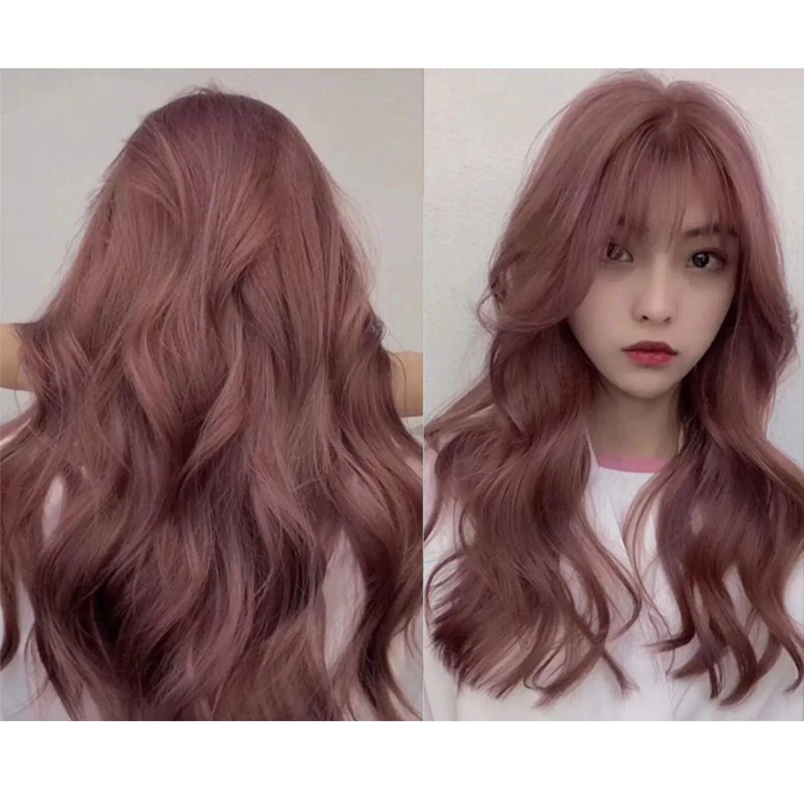 Pink Brown Hair Dye Korean