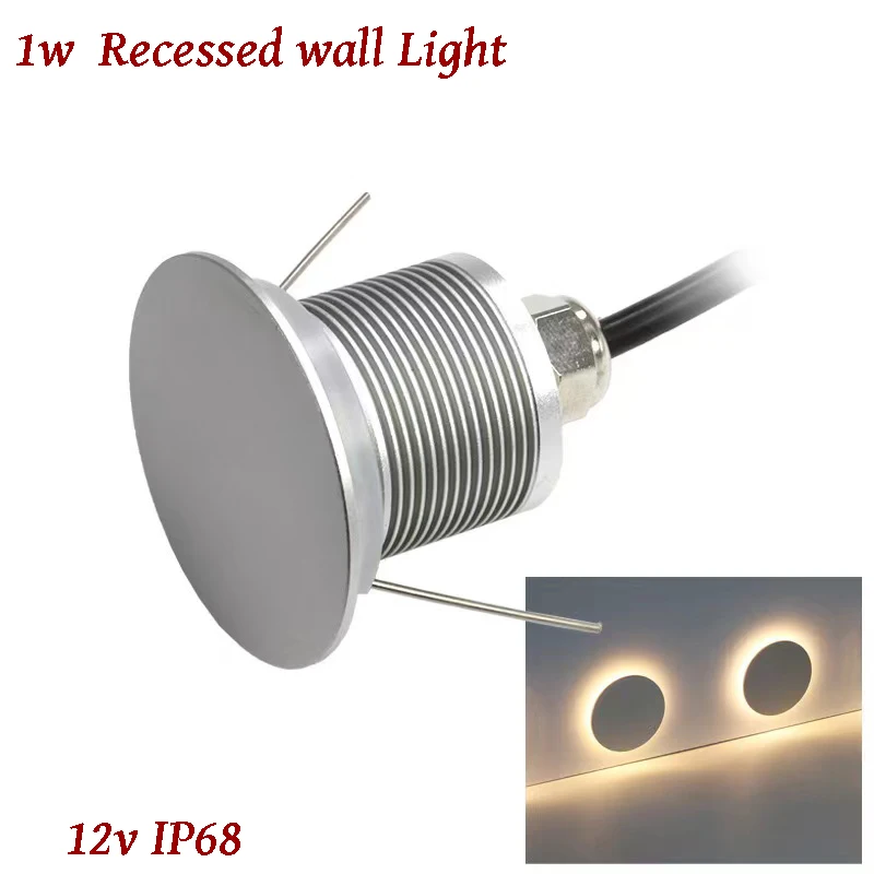 1W-Minimalism-Recessed-wall-Light-Outdoor-Decorative-12V-Mounted-LED ...