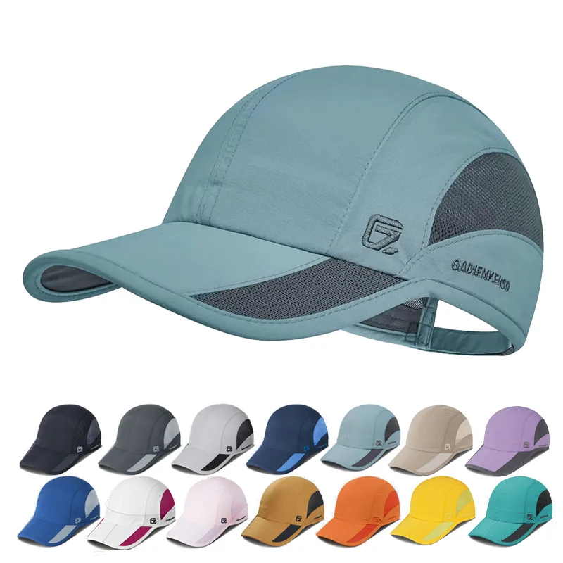 GADIEMKENSD-Unstructured-Quick-Dry-Sports-Cap-Outdoor-Sun-Protective ...