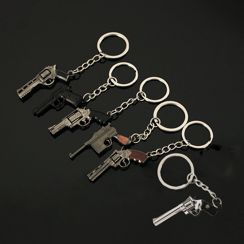 Game-Gun-Model-Keychains-Anime-Weapons-Ttig34-M1896-M500-Colt357-Mini ...