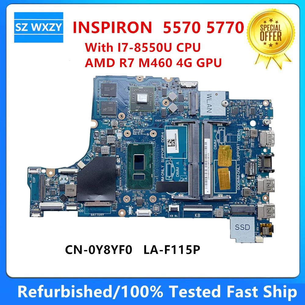 Placa-m-e-port-til-para-DELL-Dell-INSPIRON-15-5570-5770-Laptop-com-I7 ...