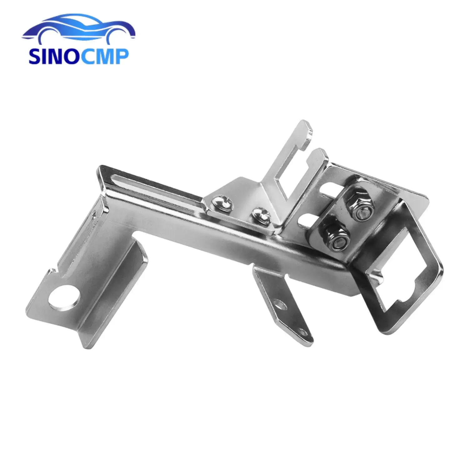 1Set-Chrome-Throttle-Cable-Kickdown-Bracket-For-Chevy-SBC-BBC-273-318 ...