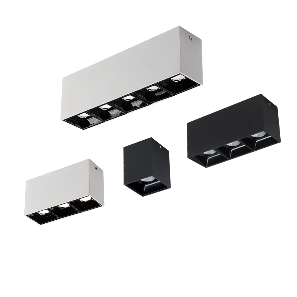 Square-LED-Downlights-Anti-glare-Ceiling-light-COB-Spotlight ...