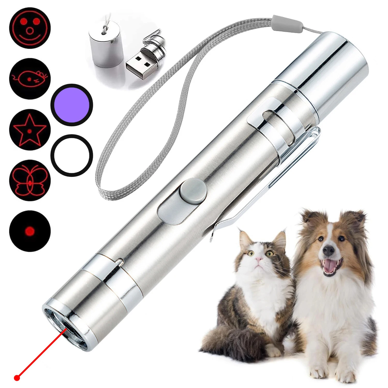 Usb-Charging-Infrared-Cat-Toy-55ma-Battery-Rechargeable-Laser-Light ...