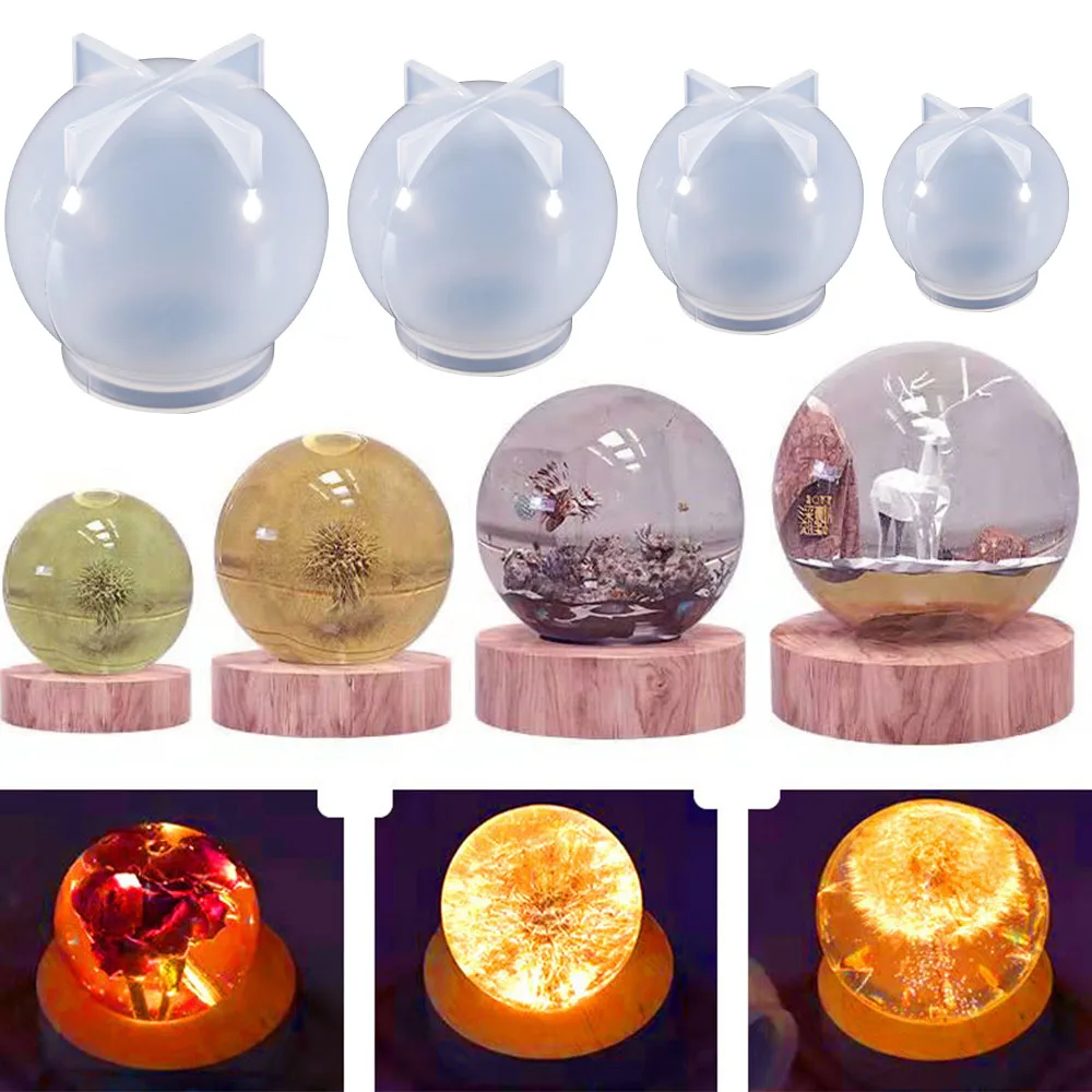 35-80mm-3d-bola-forma-molde-de-silicone-planeta-bola-resina-ep-xi ...
