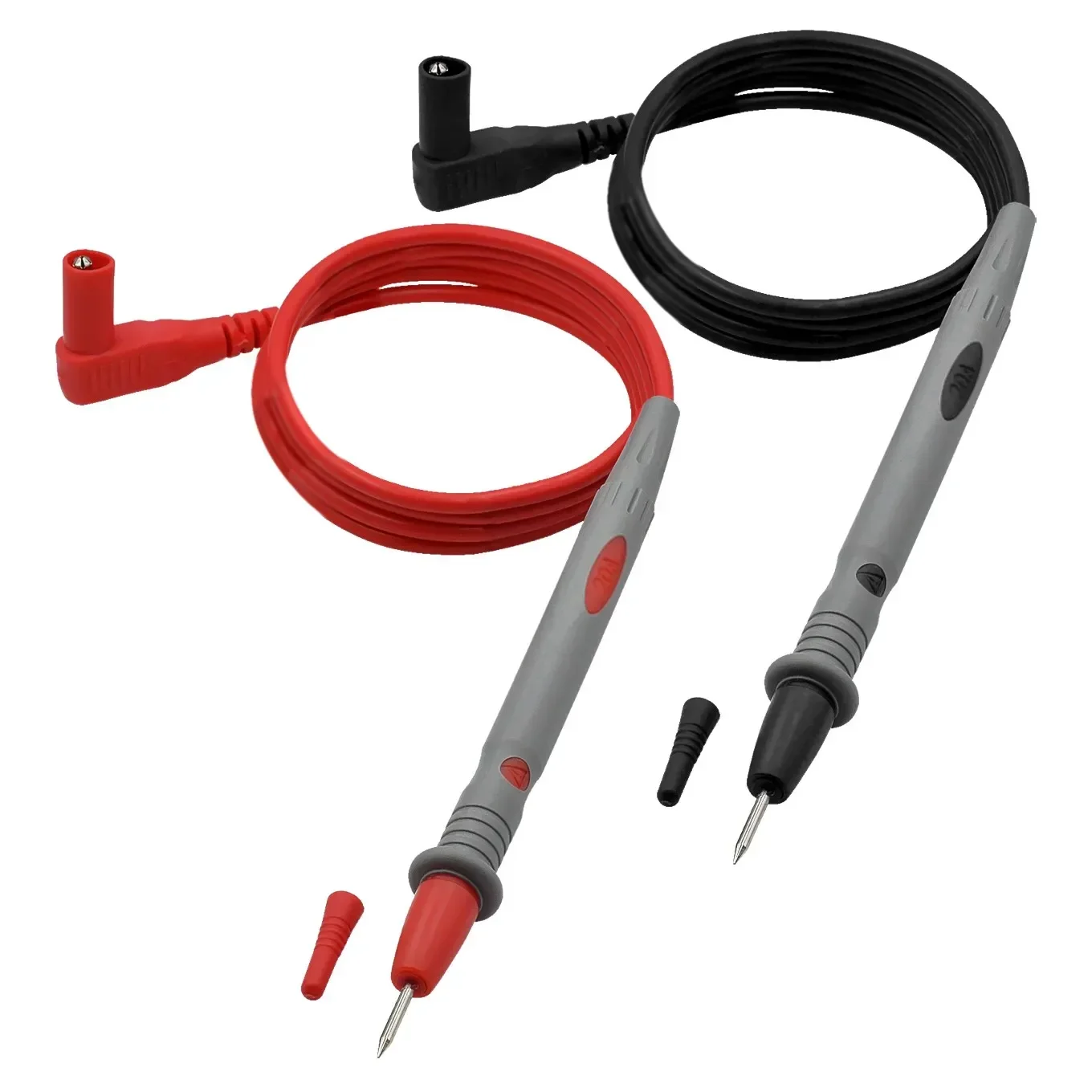 1 Pair Universal Probe Test Leads Pin for Digital Multimeter Needle Tip ...