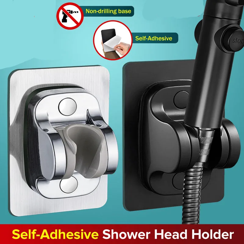 Adjustable-Shower-Holder-Universal-Self-Adhesive-Shower-Head-Handheld ...