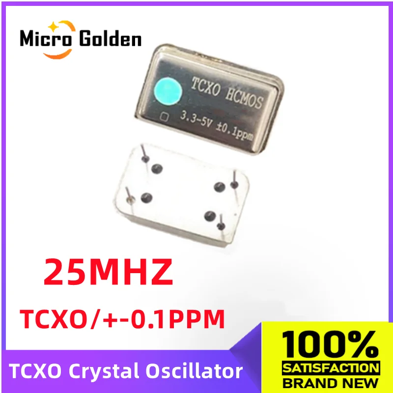 (1pcs) 25M 25MHZ 25.000MHZ TCXO Rectangular Temperature Compensated Crystal Oscillator DIP-4 ...