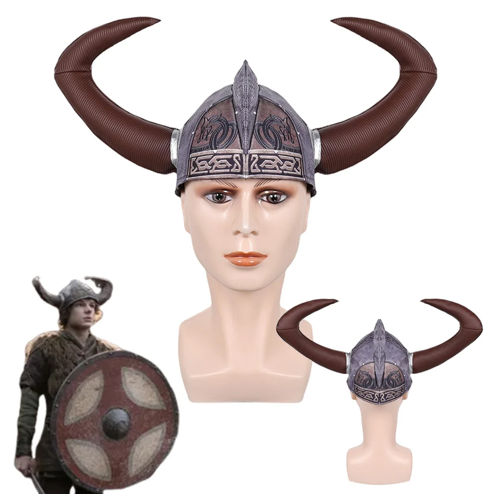 How Train Dragon Cosplay Hiccup Bull Horn Hat Costume Accessories Women ...