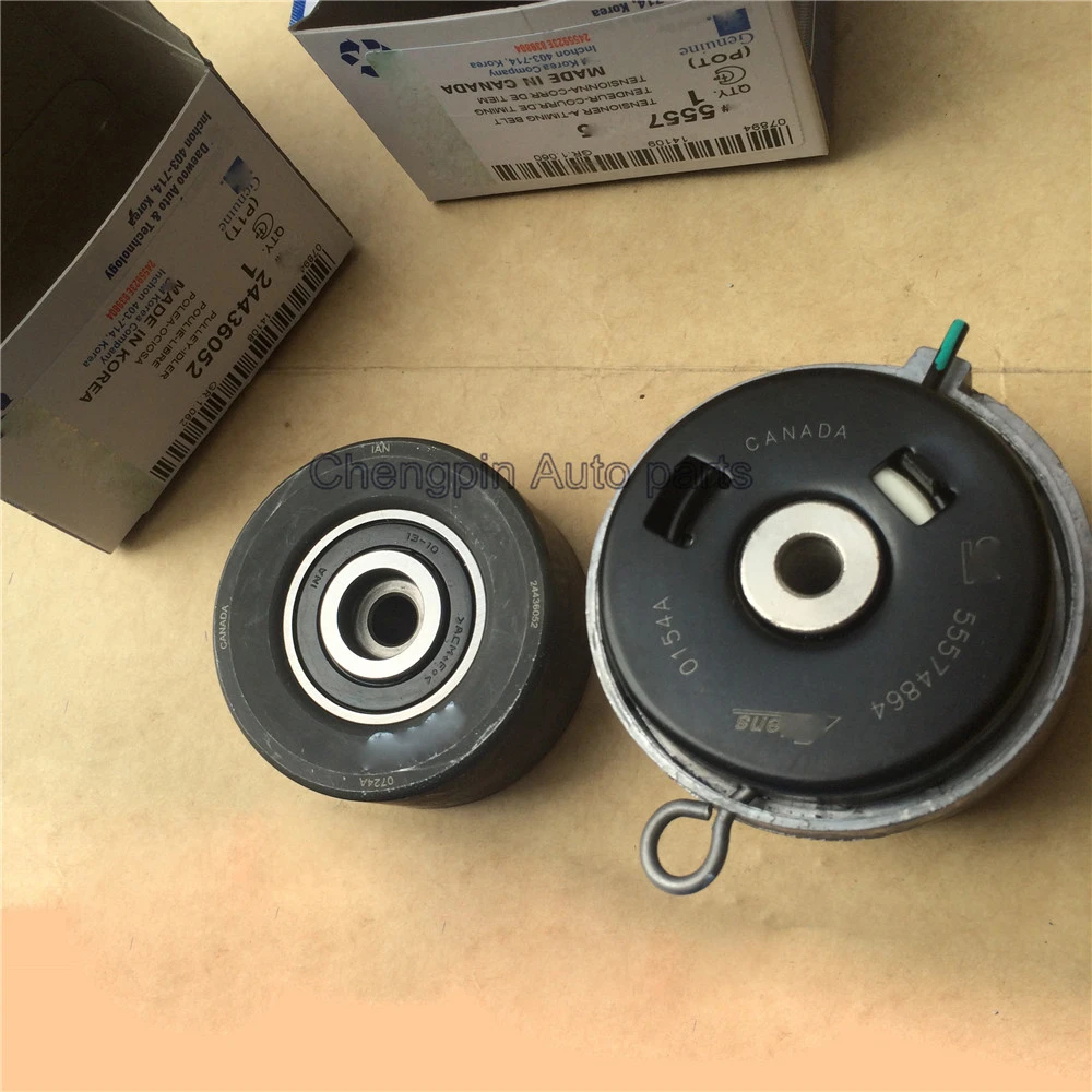 One set Timing Belt Kit Tensioner OEM# 55574864 24436052 Pulley Idler ...