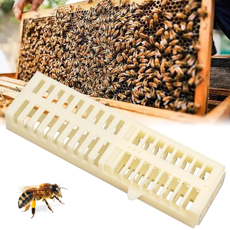10/20Pcs Plastic Bee Queen Cage Lengthened Extendible Drawer ...