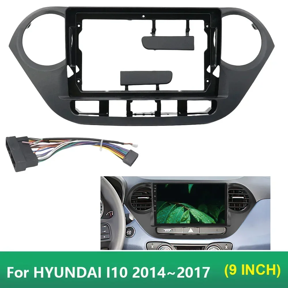 For-HYUNDAI-I10-2014-2017-9INCH-Car-Radio-Fascias-Android-GPS-MP5 ...