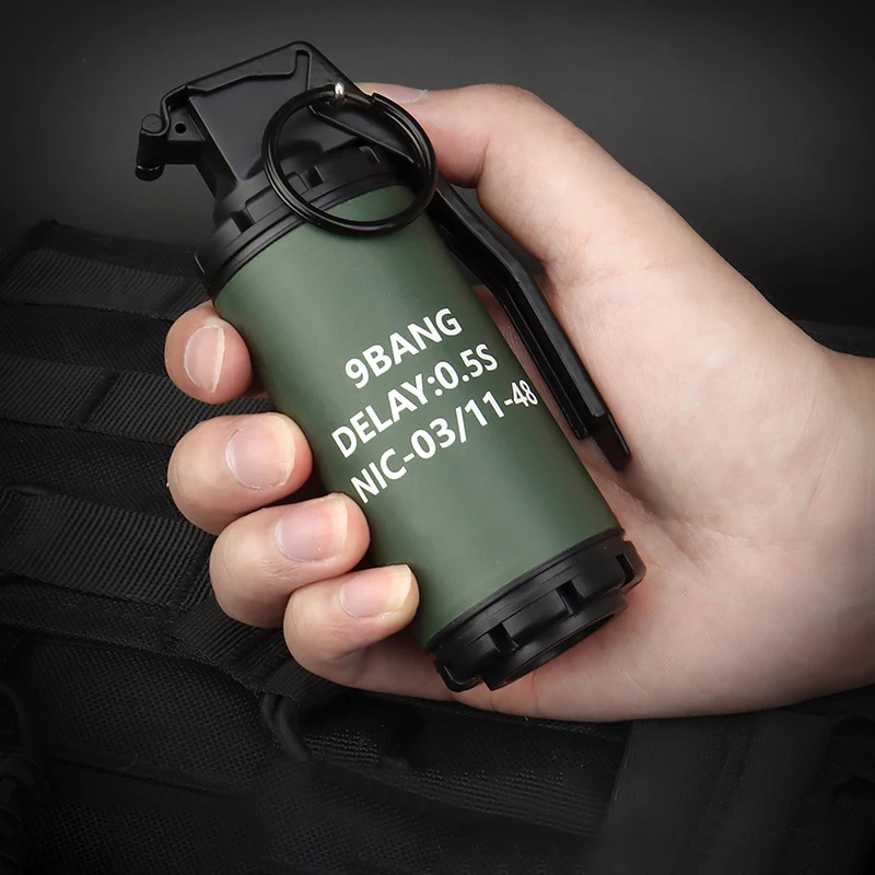 Smoke Bomb Model Hollow Can Be Filled Pop-up Toy Props MOLLE System ...