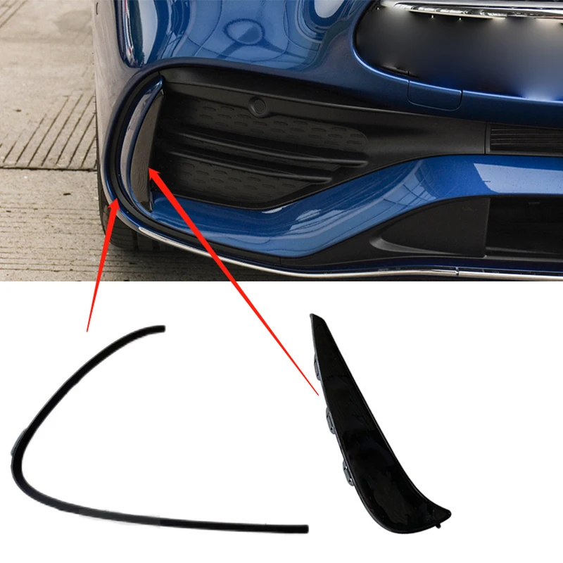 High-Quality-Air-Inlet-Blade-Spoiler-Fog-Lamp-Grill-For-Meceredes-Benz ...
