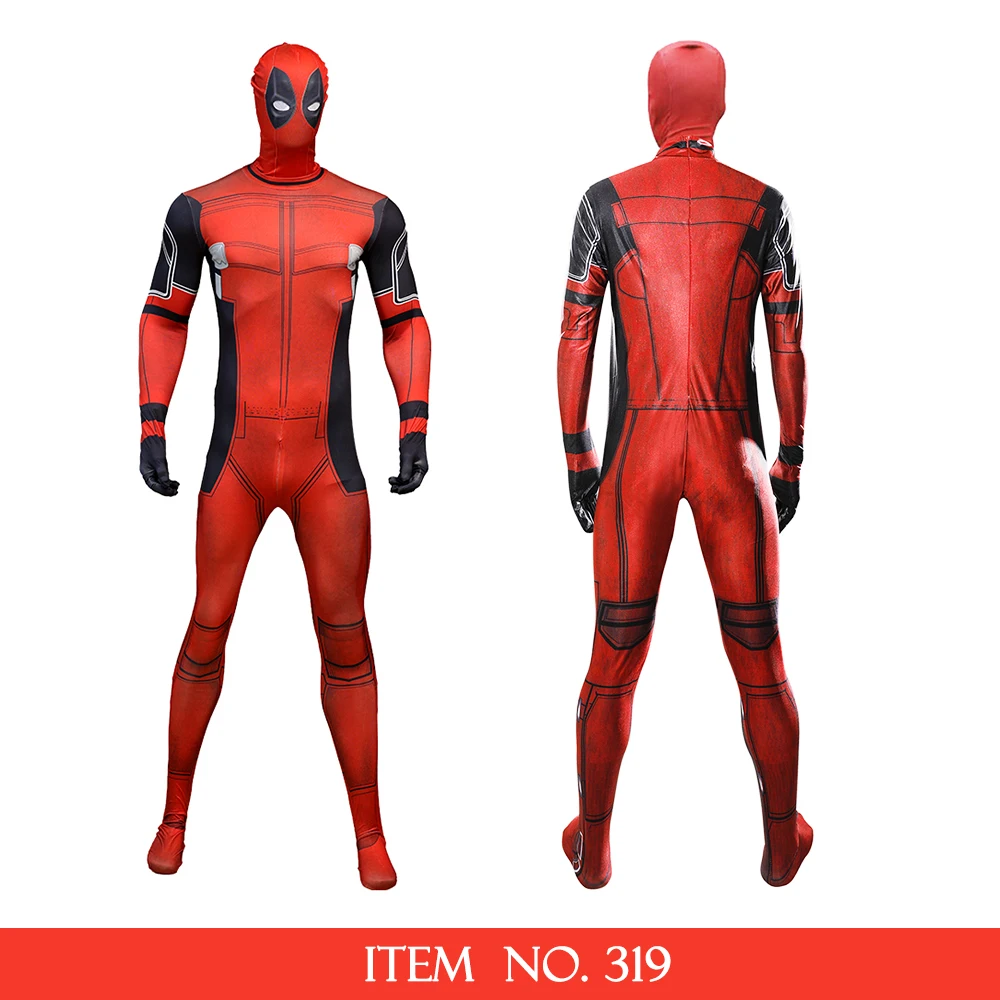 Disfraz de Deadpool para niños y adultos, disfraz de superhéroe con ...