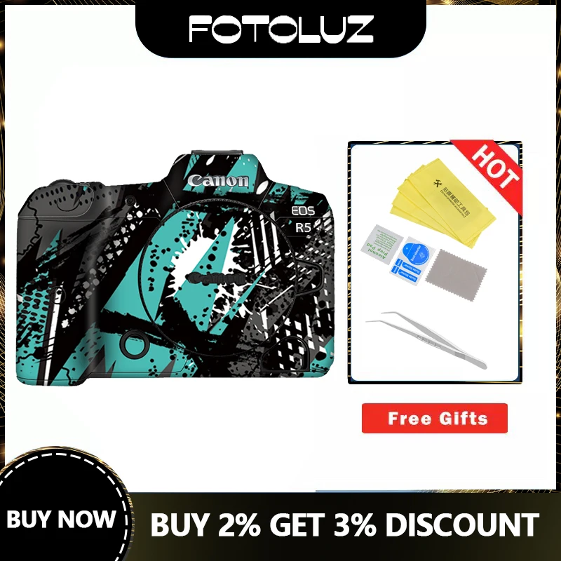 Canon Eos R5 Skin R6 Camera Body Skin Sticker Decal Protector Anti ...