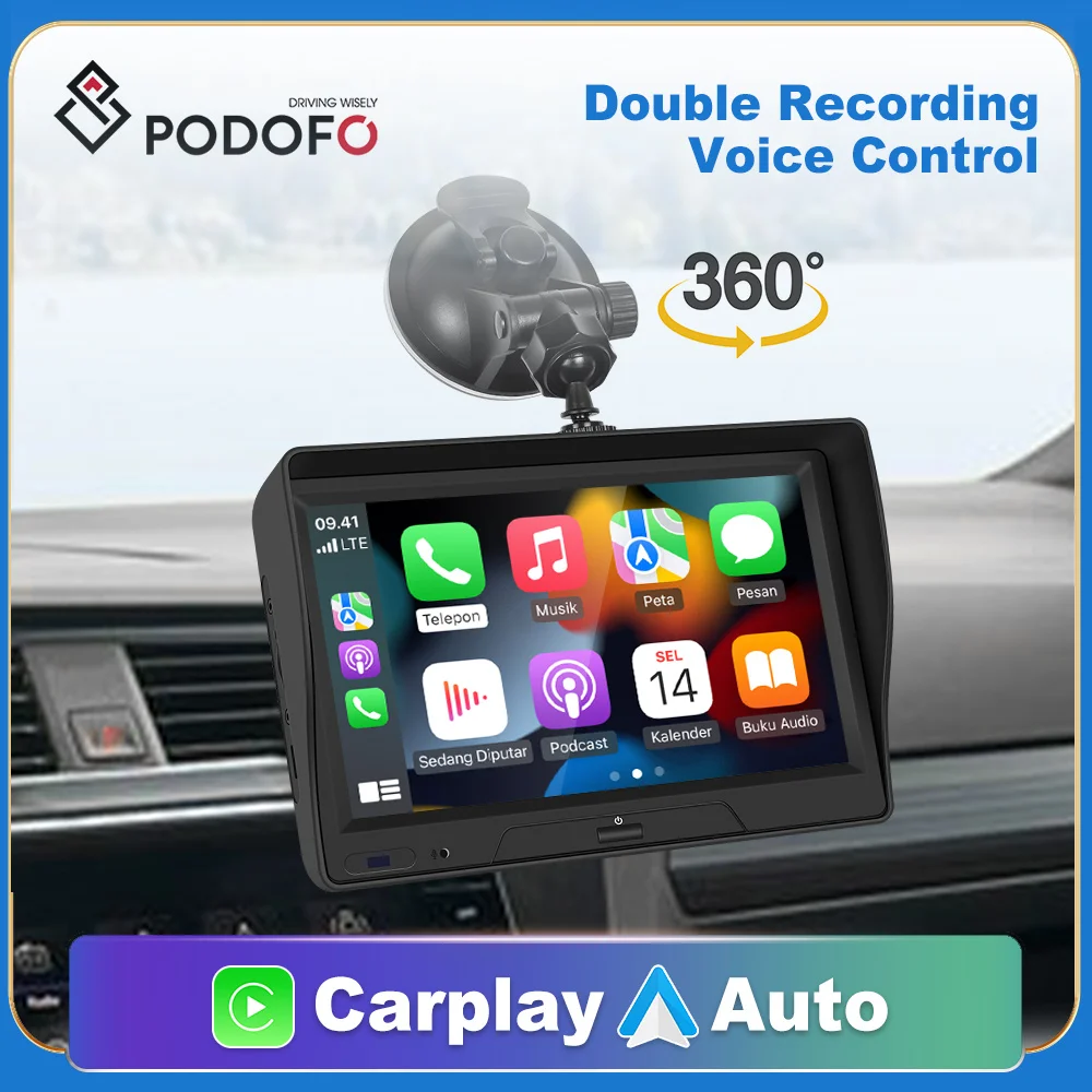 Podofo-Universal-7-HD-Carplay-MP5-Smart-Player-AirPlay-Carplay-Android ...