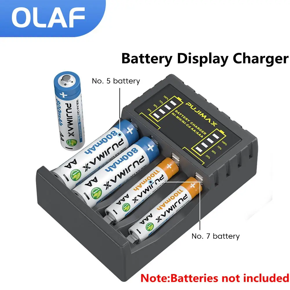 Smart-Battery-Charger-with-4-Slots-AAA-AA-Rechargeable-Battery-for1-2V ...