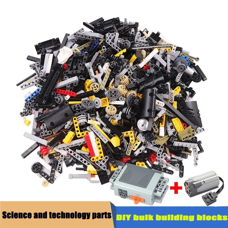 Basic Parts and High-Tech Mixed Packaging Pieces Building Blocks Bulk ...