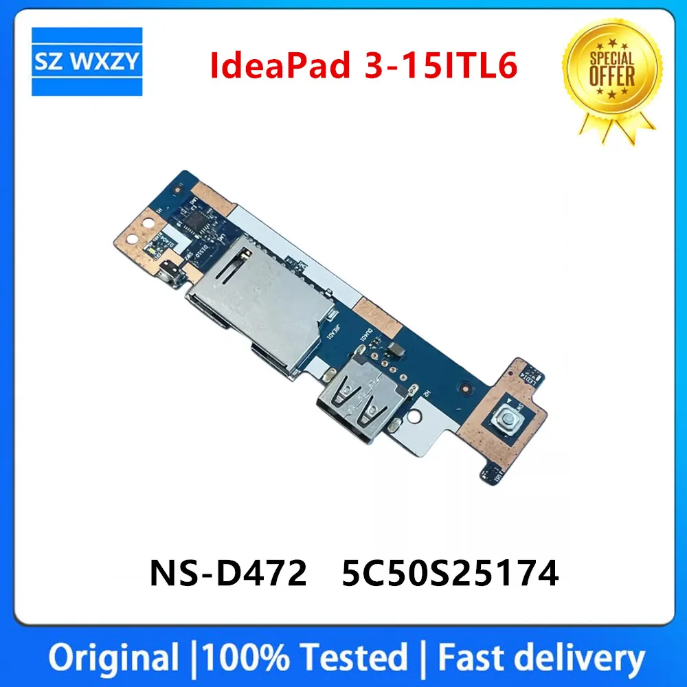 Original-Laptop-Parts-For-Lenovo-IdeaPad-3-15ITL6-82H8-USB-Power-Button ...