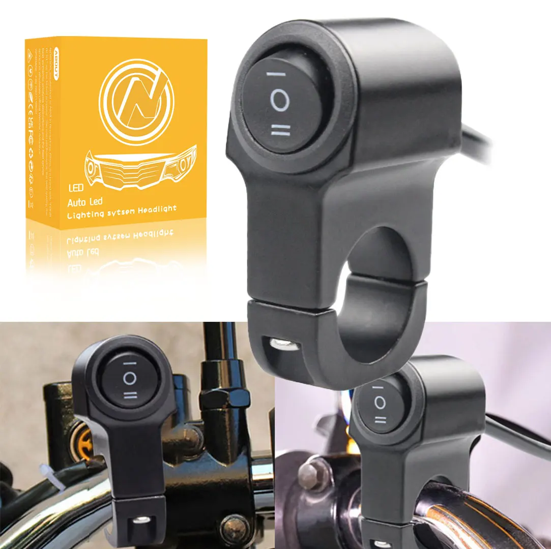 NORGOS-48cm-Length-Aluminum-Switch-Motorcycle-Light-Control-Switch-for ...