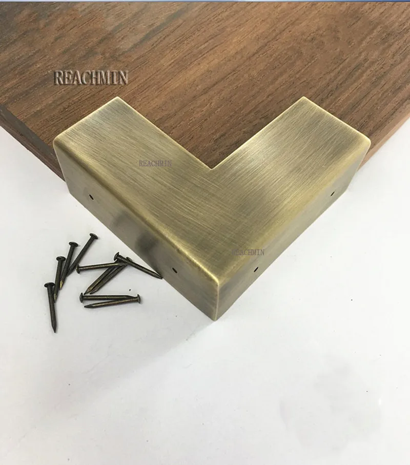 6-8x6-8CM-Antique-Carved-Furniture-Brass-Corner-Protector-Wooden-Door ...