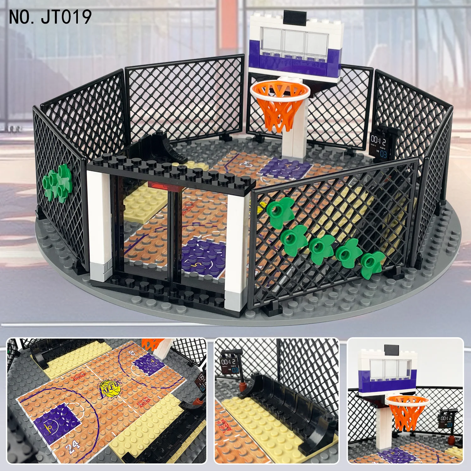 MOC-Building-Block-City-sports-basketball-park-Model-DIY-Brick-Street ...