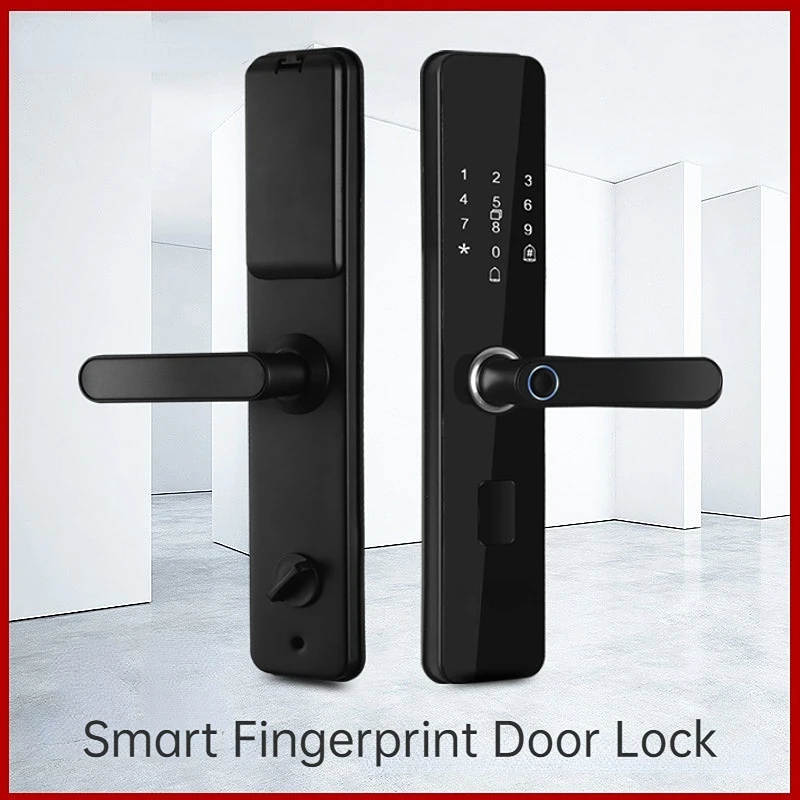 Smart Fingerprint Electronic Door Lock With Biometric Fingerprint / Ic ...