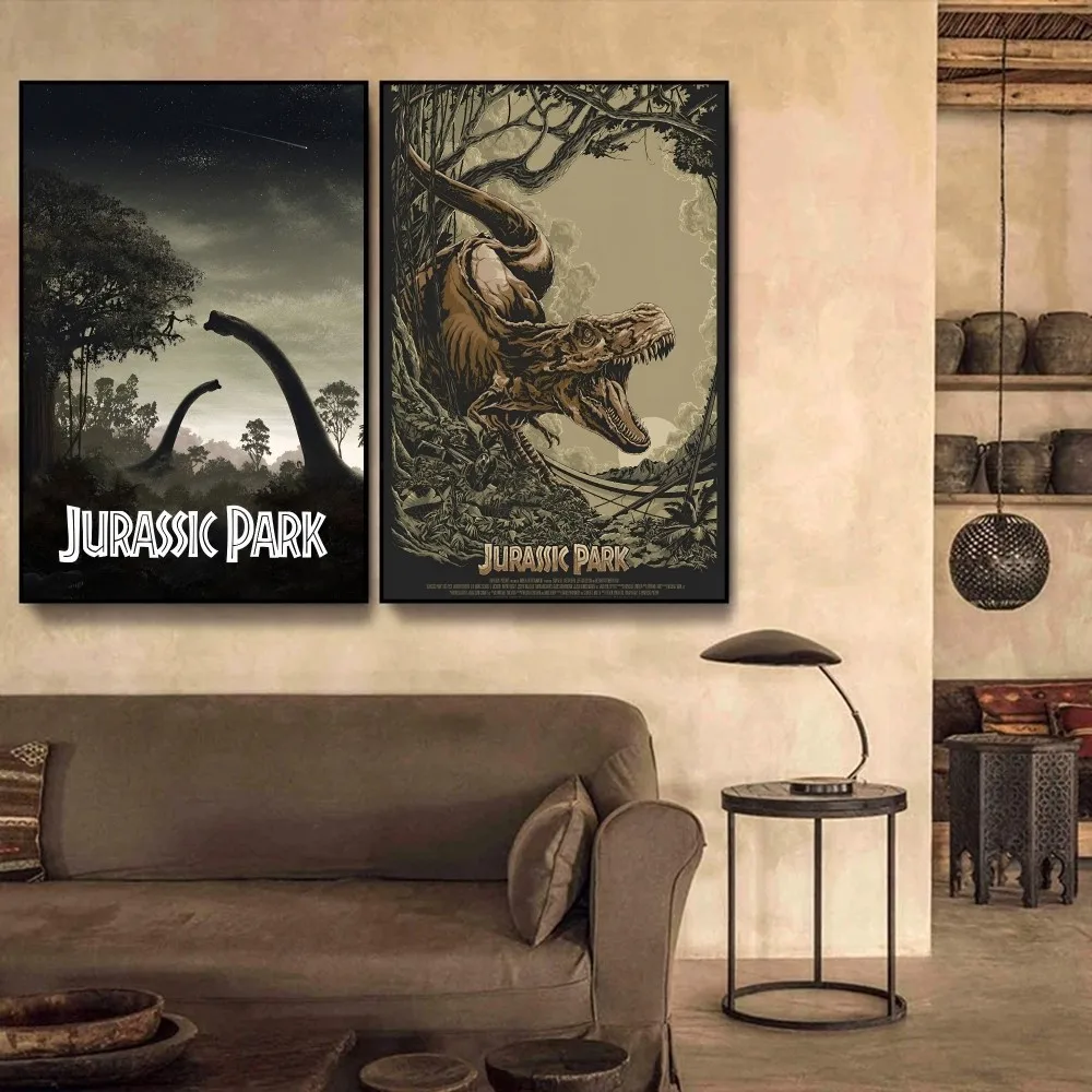Vintage-Poster-Movie-Jurassic-Park-Dinosaur-World-Poster-Self-adhesive ...