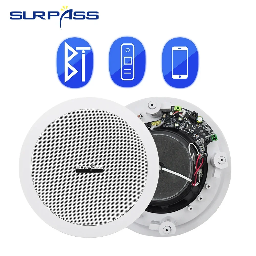 6-5inch-30W-Active-Ceiling-Mount-Bluetooth-Speaker-Built-in-Digital ...
