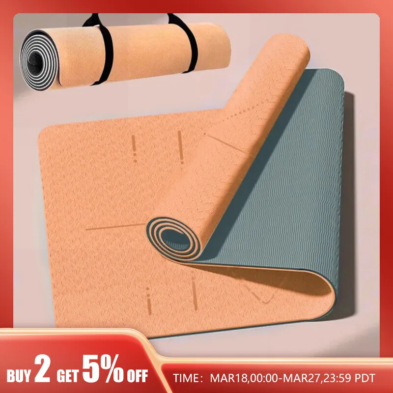 WESTTUNE-Yoga-Mat-Non-Slip-Eco-Friendly-Pilates-Fitness-Mats-Anti-Tear ...