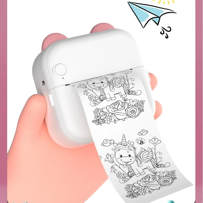 Portable-7-Color-RGB-Light-Mini-Photo-Printer-Home-Connect-Mobile-Phone ...